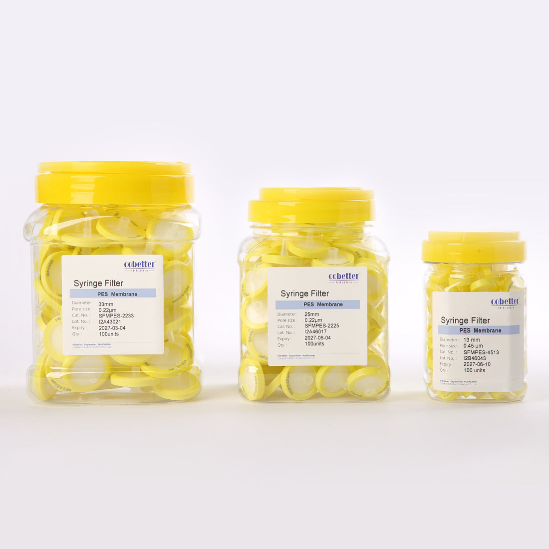 PES Syringe Filters Non-sterile – Cobetter