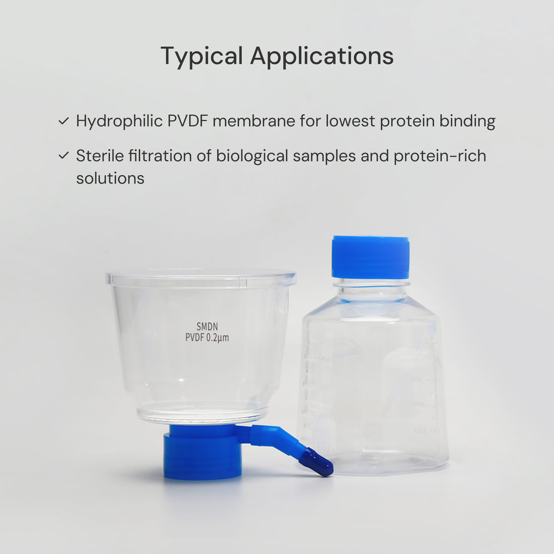 Bottle Top Vacuum Filter 0.45 μm Hydrophilic PVDF Membrane – Cobetter