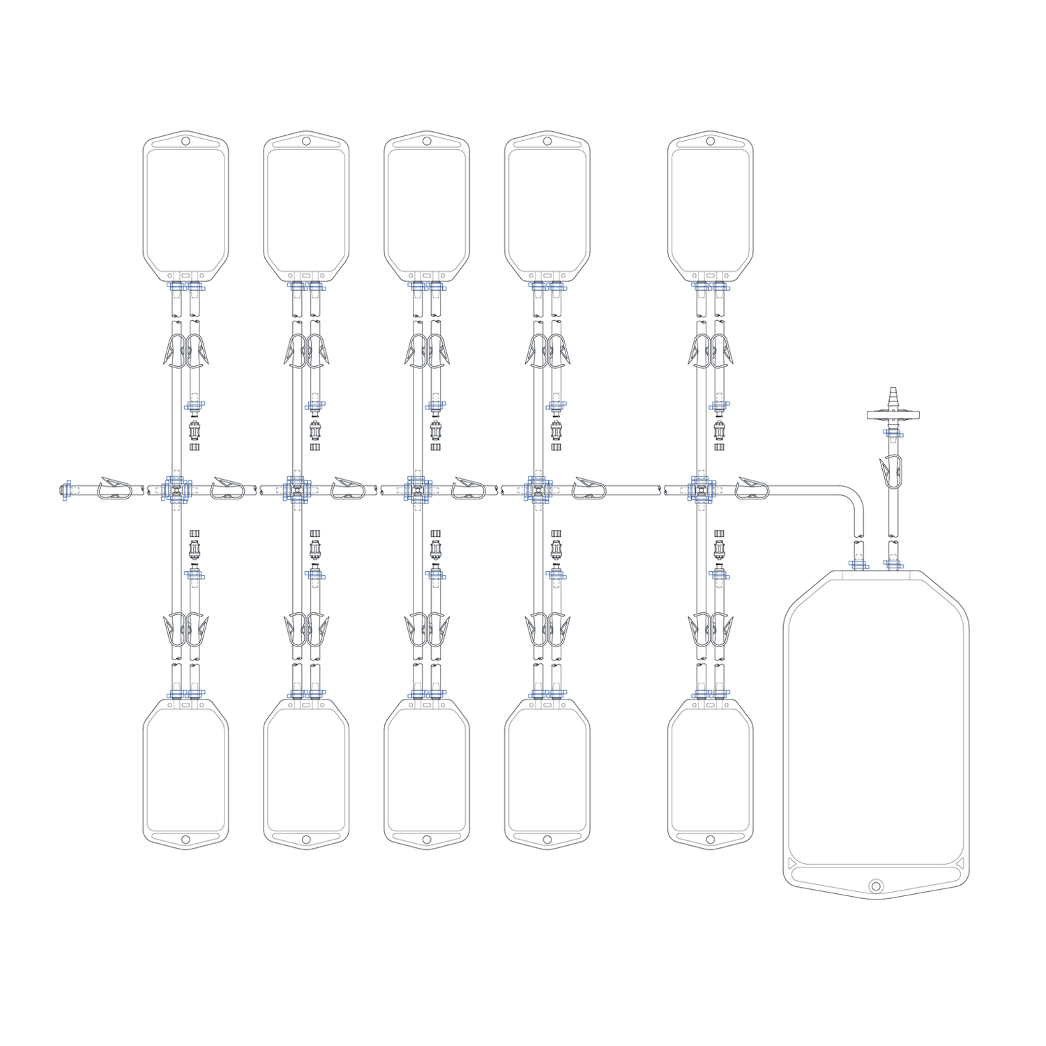 Standard Single-Use Multi-sampling Bag Assemblies, Sterile and Ready-t ...
