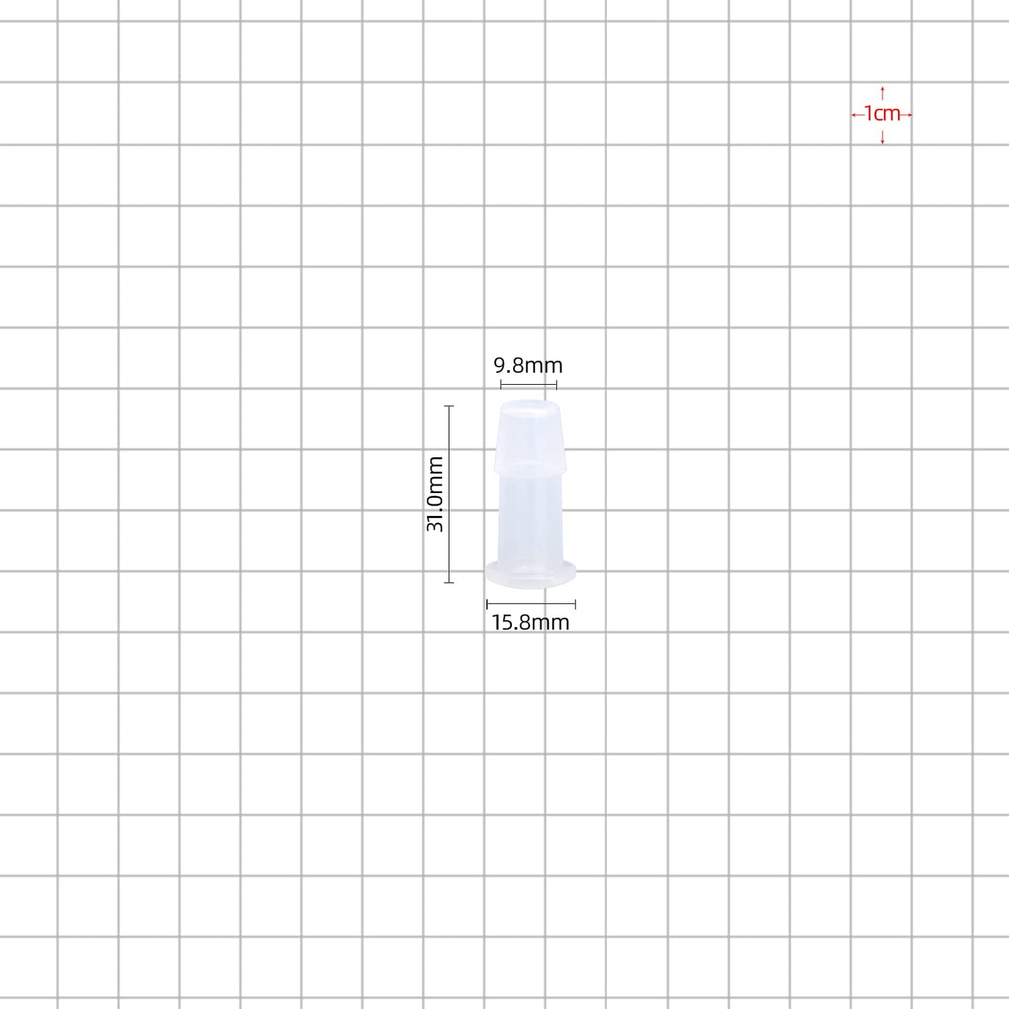 3/8'' tubing plug dimensions