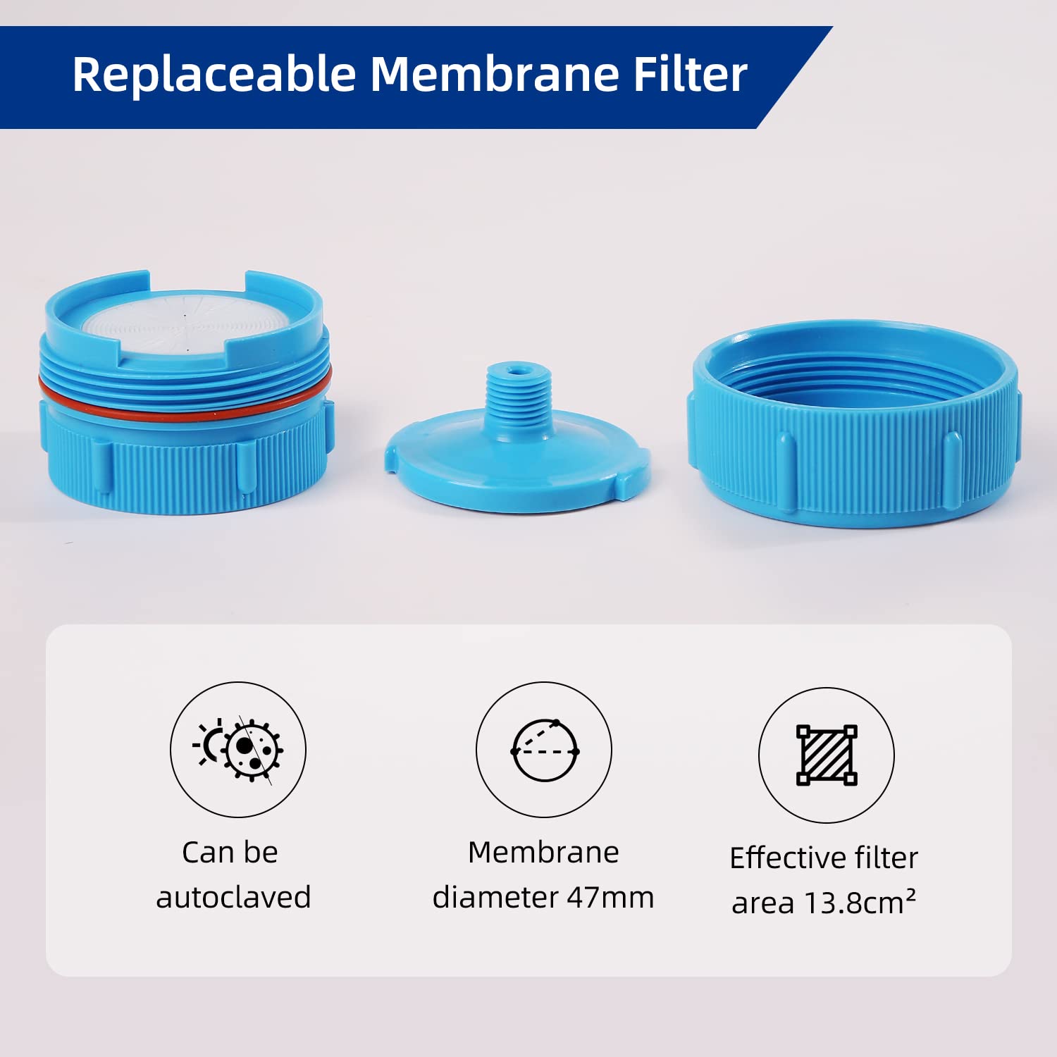 Polypropylene Filter Holder - 47mm Disc Membranes – Cobetter