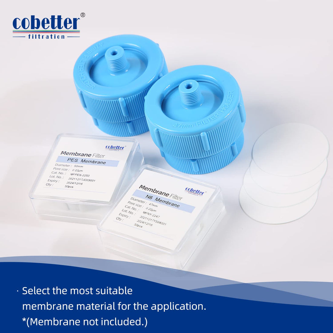Polypropylene Filter Holder - 47mm Disc Membranes – Cobetter